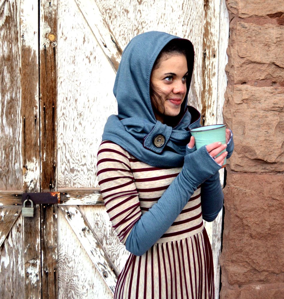 Hoodie Infinity Scarf Sewing Pattern is Complete! | Living DIY Style